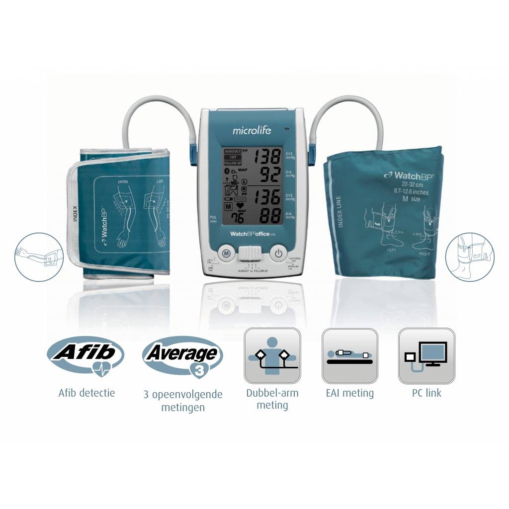 Microlife WatchBP® Office ABI met AFIB Technologie - Professionele ...