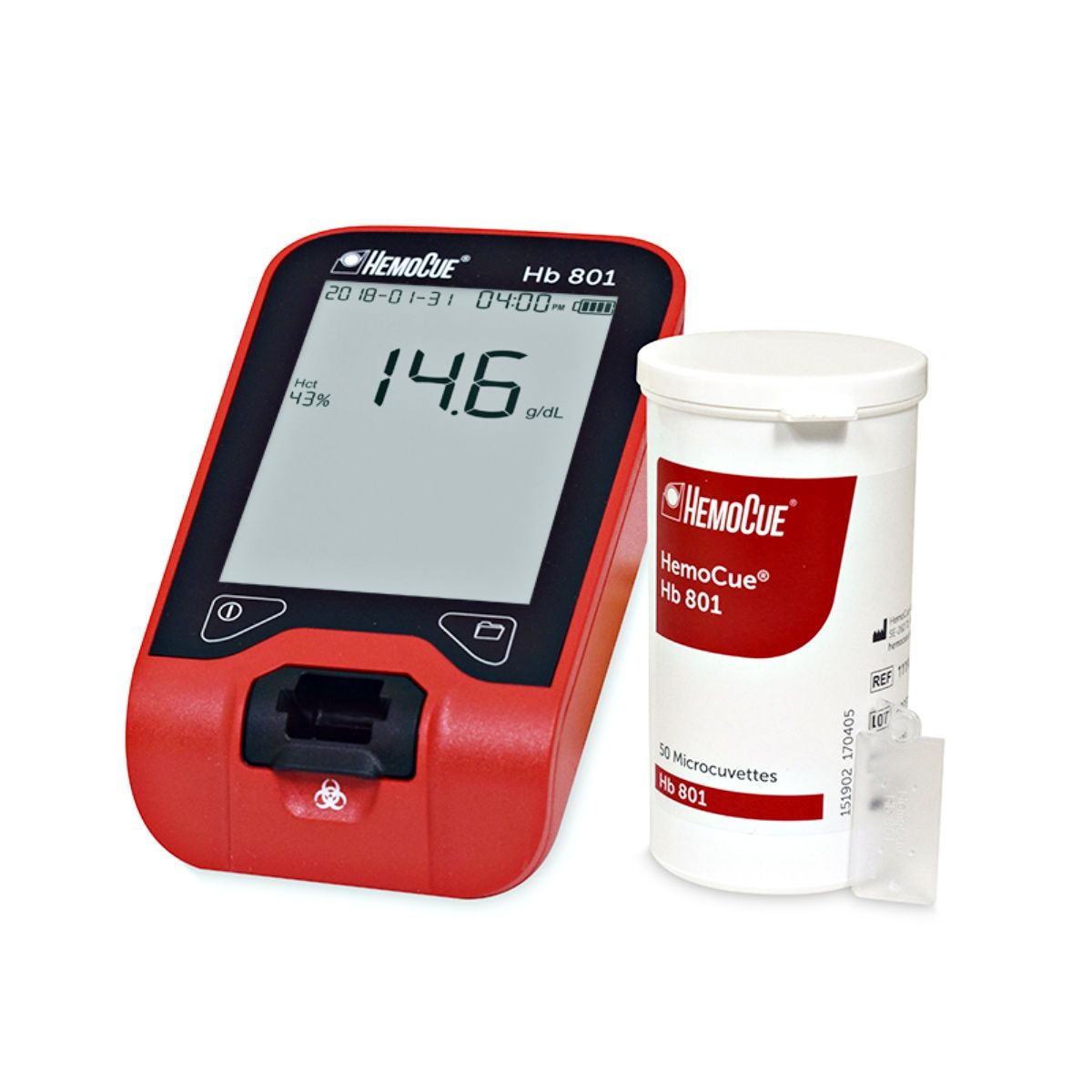 HemoCue Hb 801 analyser met adapter - mmol/L | Betrouwbare ...