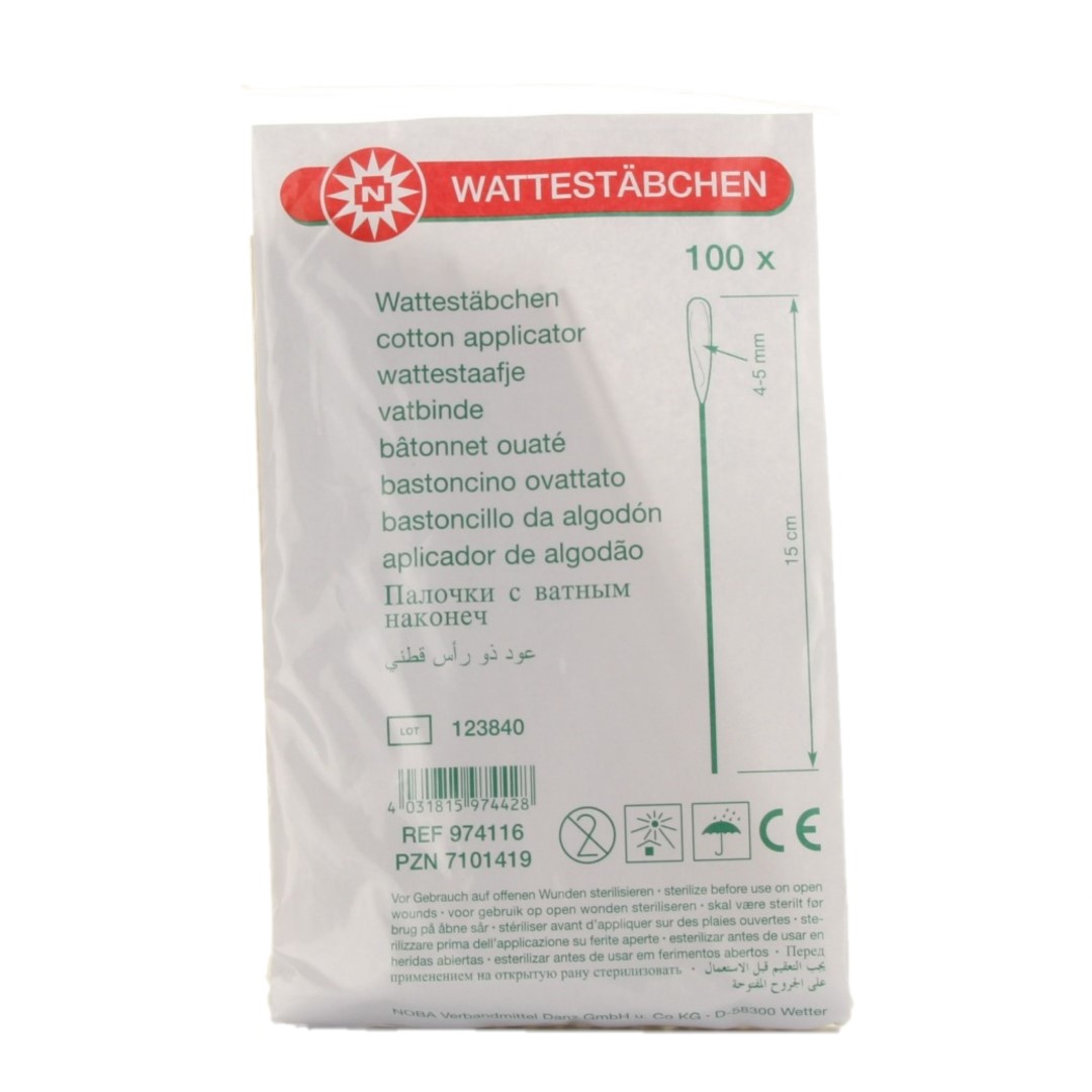 Wattenstaafjes met kleine tip 4-5 mm, 100 stuks – Precisie en hygiëne