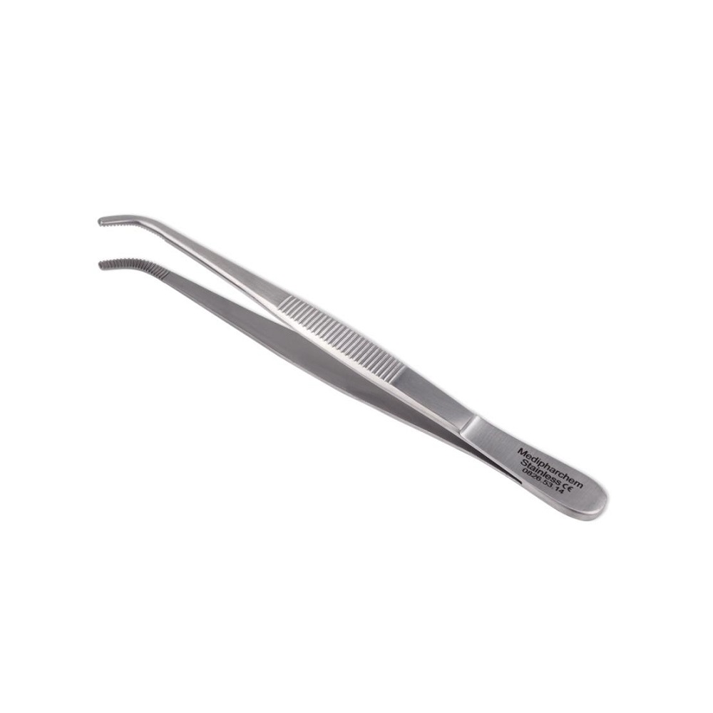 Anatomisch Pincet Gebogen 11 cm RVS - Precisie en Comfort