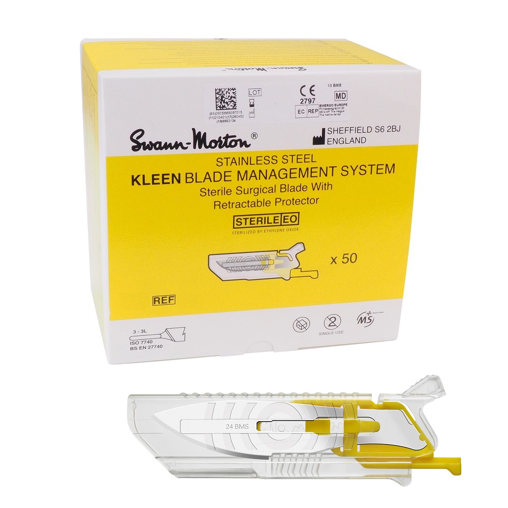 Swann Morton KLEEN BMS nr. 24 steriel | Remka
