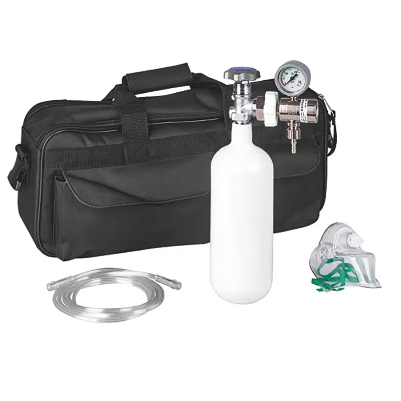 Complete Zuurstofset 2 liter - Draagbare zuurstoffles met tas