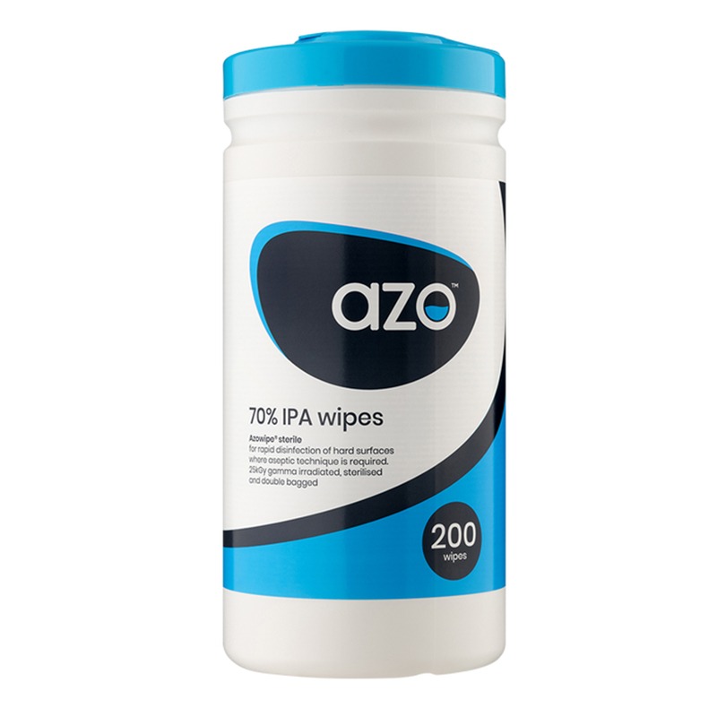 Azo Wipes desinfectiedoekjes 20 x 22 cm - 200 stuks | 70% Alcohol