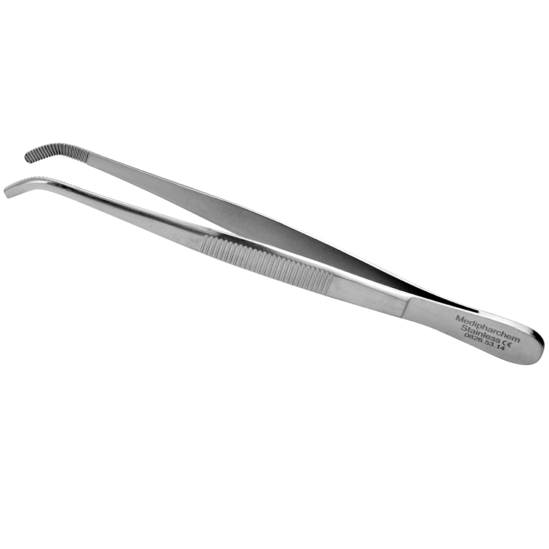 Anatomisch Pincet Gebogen 11 cm RVS - Precisie en Comfort