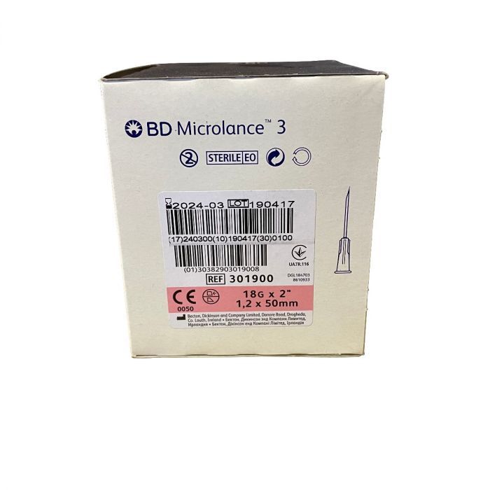 BD Microlance 3 Roze, 1,2x50mm, 18G, - Comfort en precisie