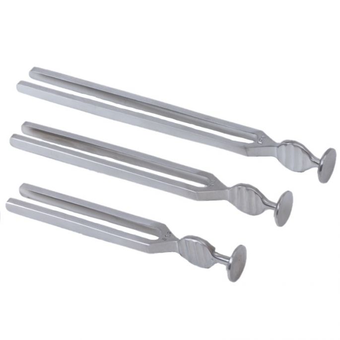 Stemvork RVS met voet 256 Hz 19 cm - Professioneel Medisch Instrument