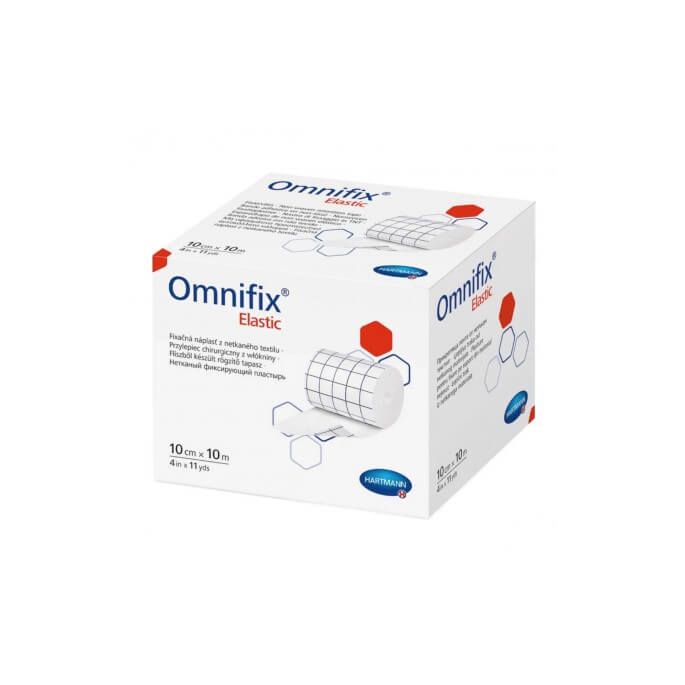 Omnifix Elastic Fixatiepleister 10 cm x 10 m - Flexibel en Huidvriendelijk