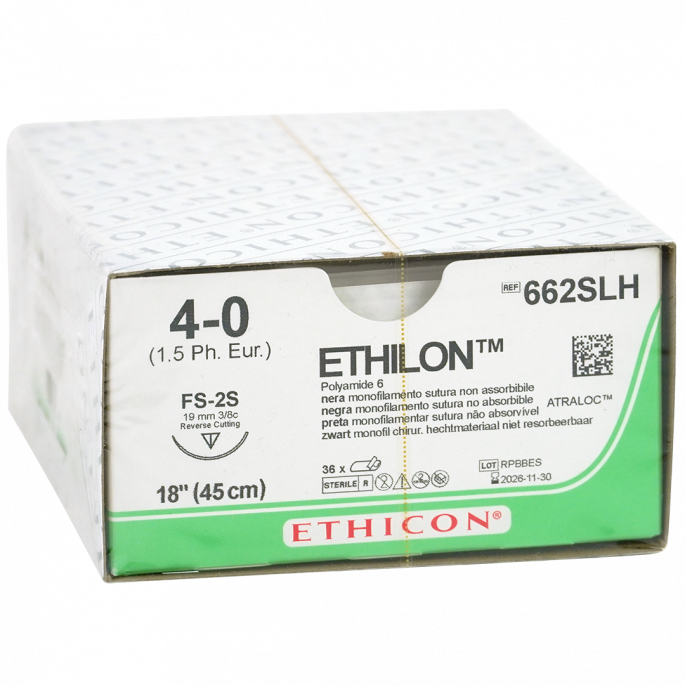 Ethilon 4-0 Hechtdraad 662SLH FS-2S – Precisie en Veiligheid in Chirurgie