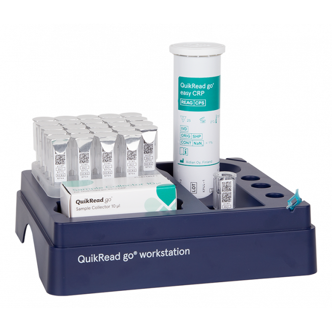 Aidian QuikRead Go CRP Workstation - Snel en Efficiënt uw QuickRead benodigdheden vervoeren