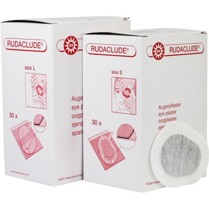 Rudaclude oogpleister L, 30 stuks – Voor volwassenen
