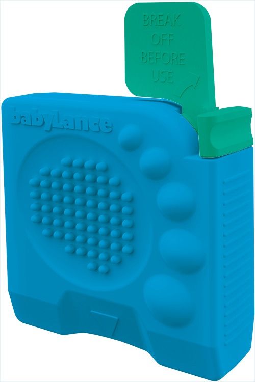 babyLance Heelprik-lancet Newborn blauw steriel (50 stuks)