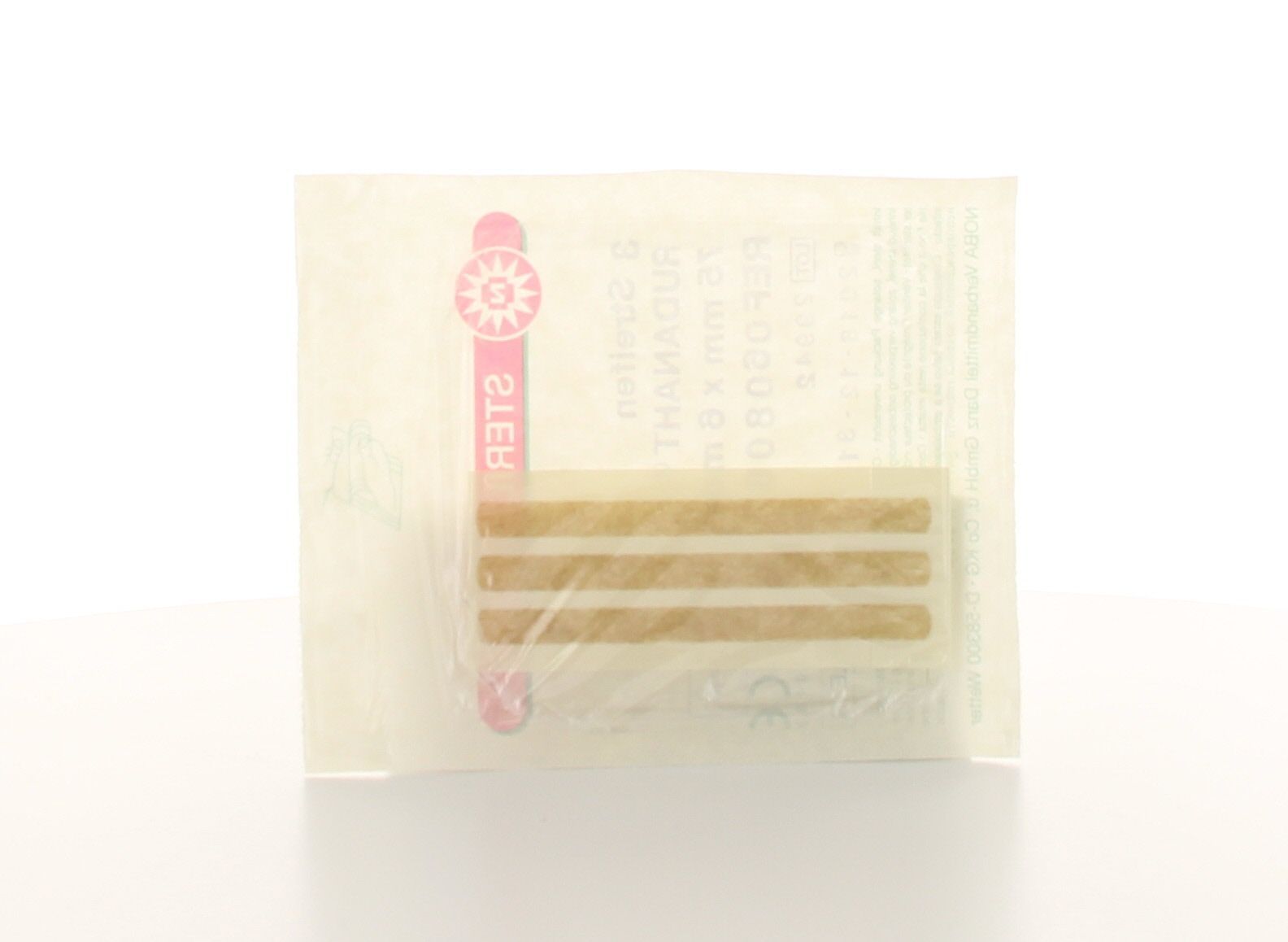 Rudanaht hechtstrips 3 x 75 mm - Steriele wondsluiting, 250 stuks