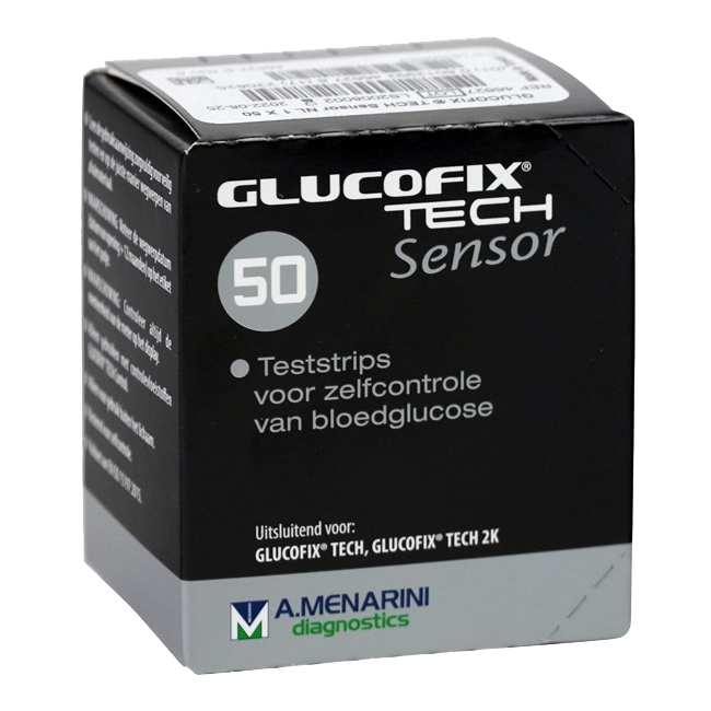 GLUCOFIX TECH Sensoren 50 Stuks | Nauwkeurige Bloedglucosemeting