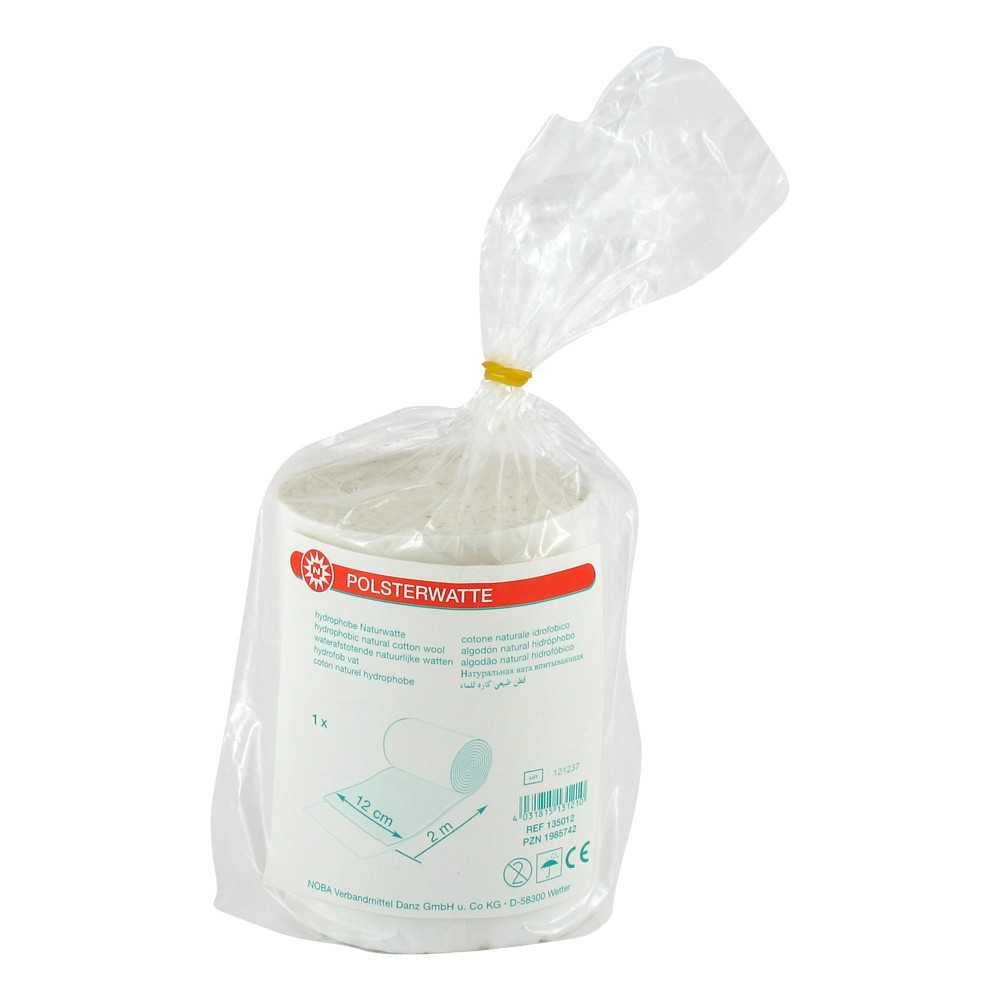 Nobamed vette watten op rol 2 m x 6 cm, 1 rol