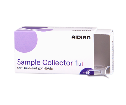 Aidian QuikRead go Sample Collector HbA1c (1 µl) – 25 stuks